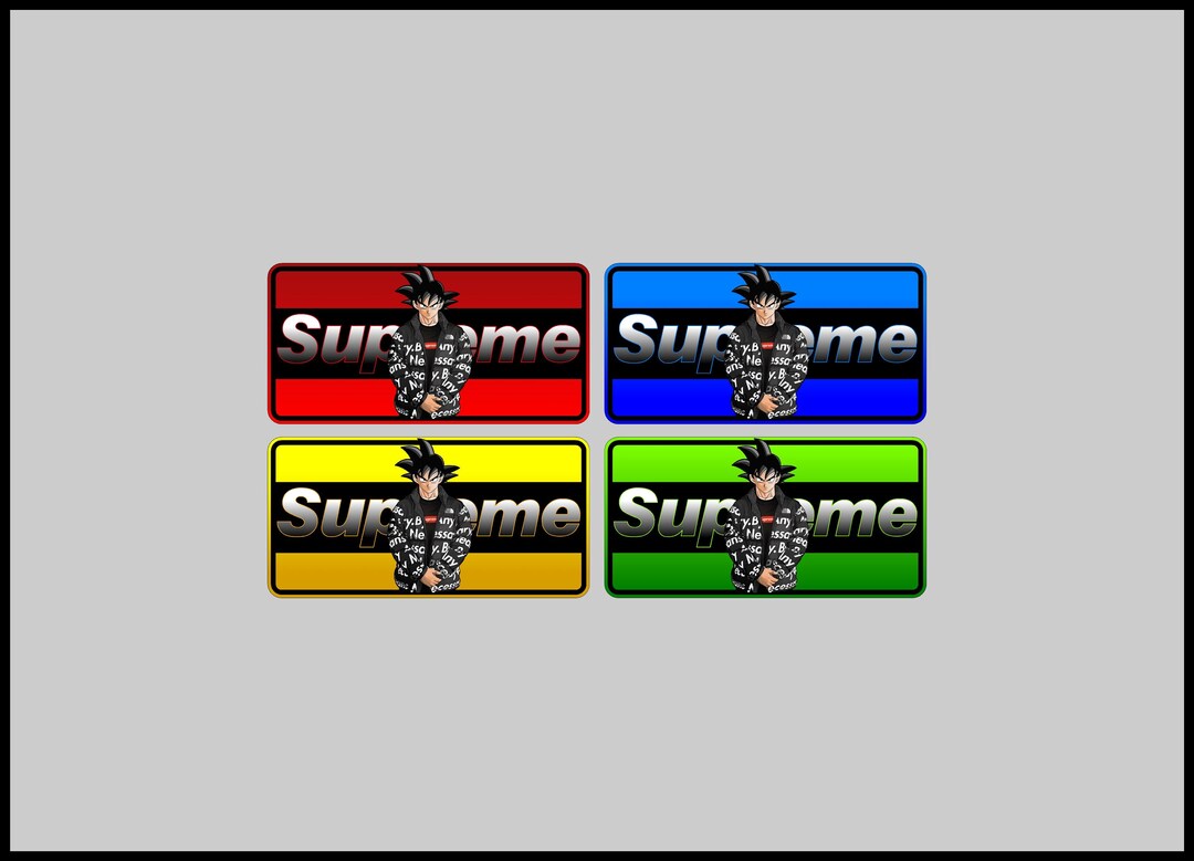 Goku Supreme Anime Aluminum Sublimation .045" (1.12mm) License Plate - Etsy