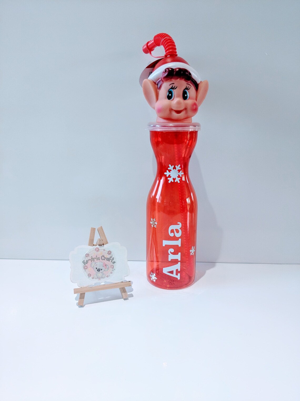ELF DRINKING BOTTLE Cheeky Elf Child's Drinking Bottle - Etsy UK