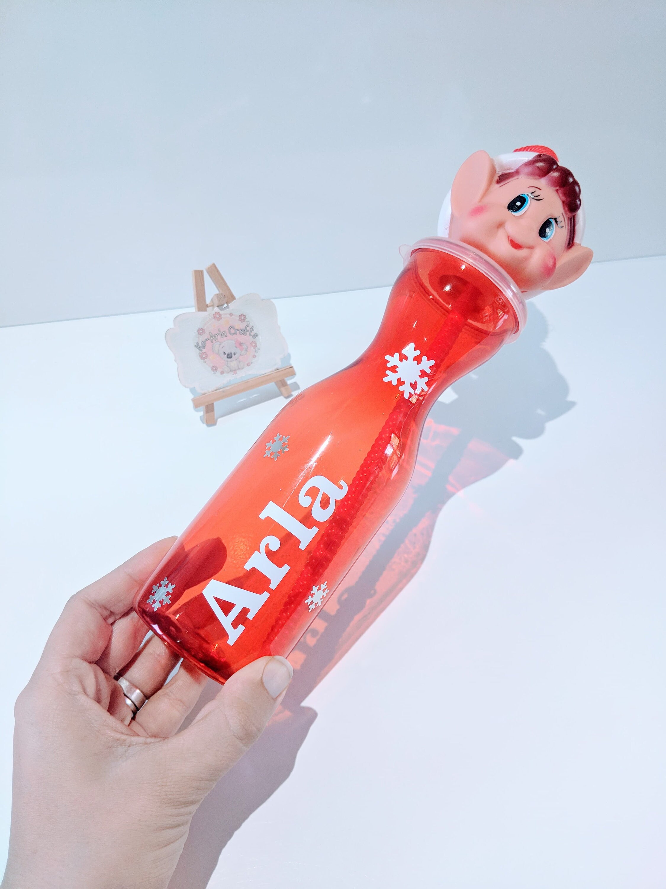 ELF DRINKING BOTTLE Cheeky Elf Child's Drinking Bottle - Etsy UK