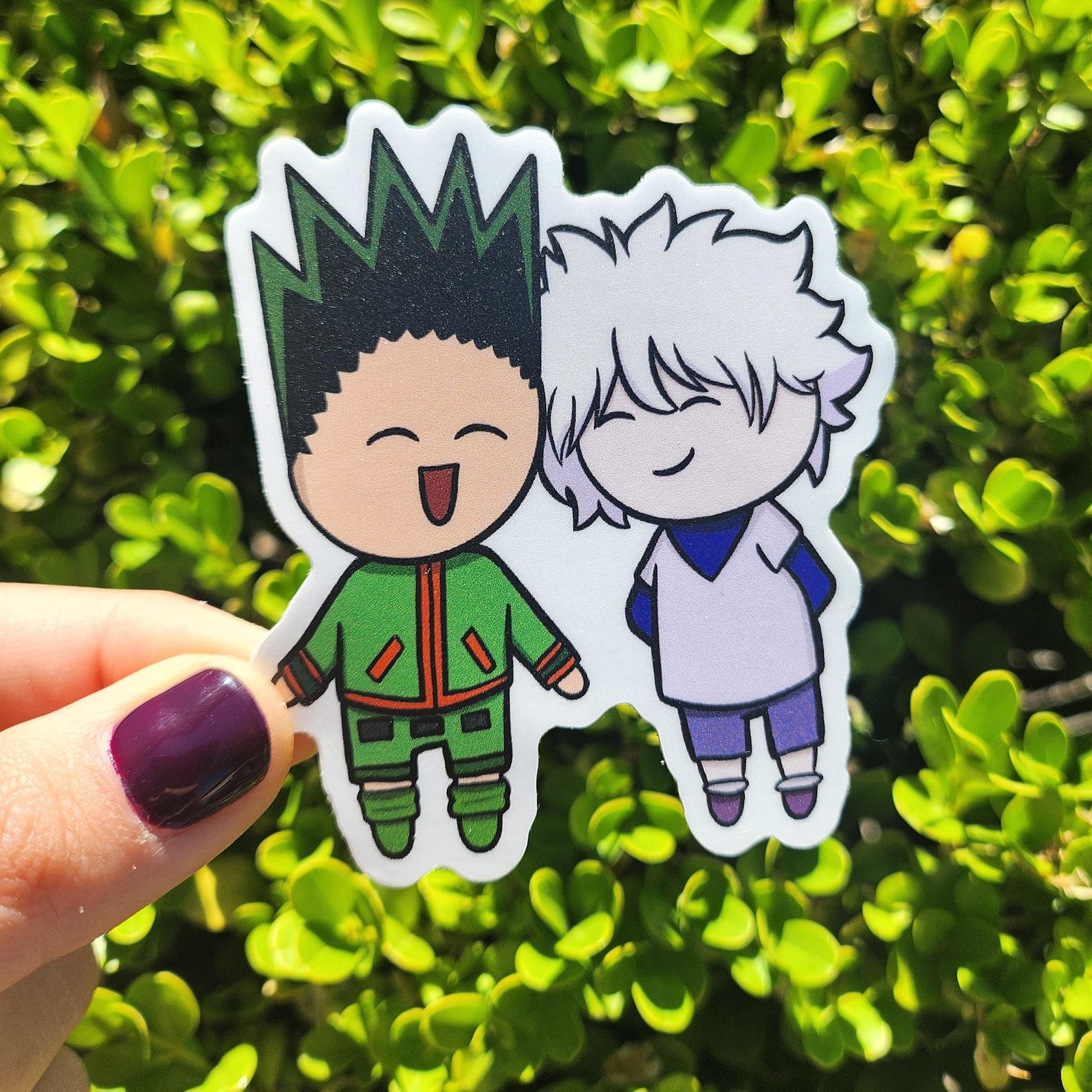 Gon and Killua Sticker, Cute Chibi Anime Sticker, Hxh Sticker - Etsy