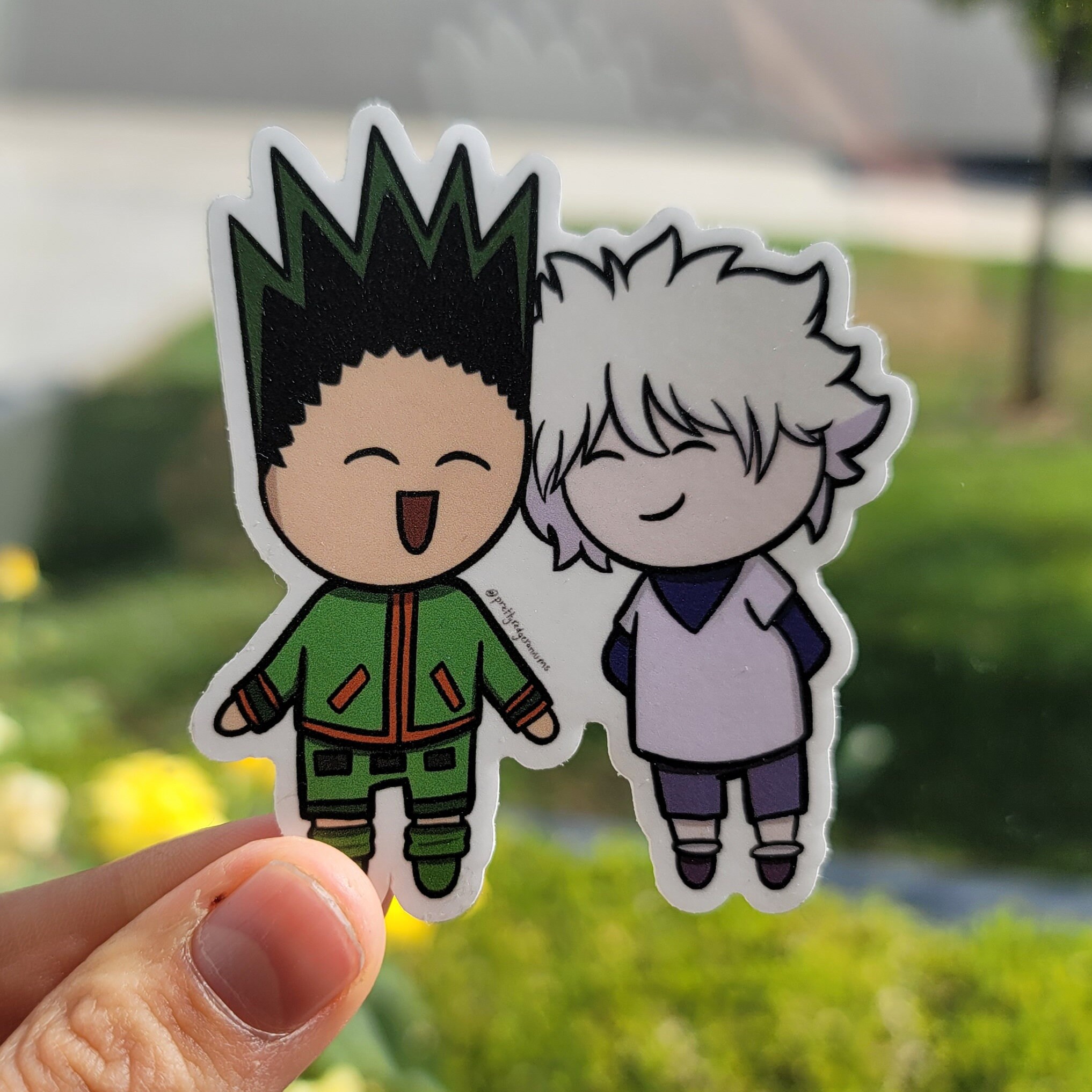 Discounted Gon and Killua Sticker, Cute Anime Sticker, Hxh Sticker - Etsy