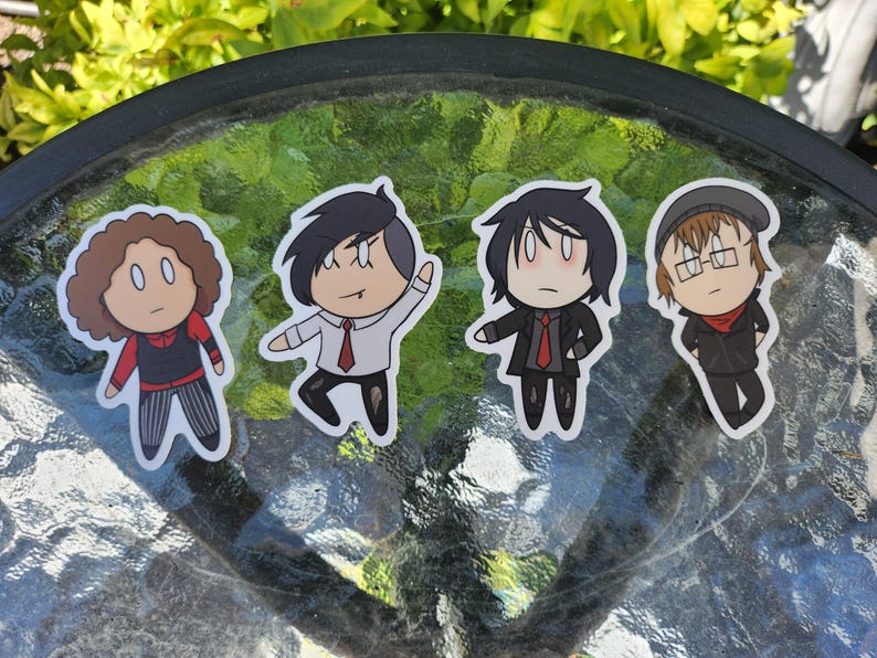 My Chemical Romance Cute Chibi Stickers, MCR Merch, MCR Stickers ...