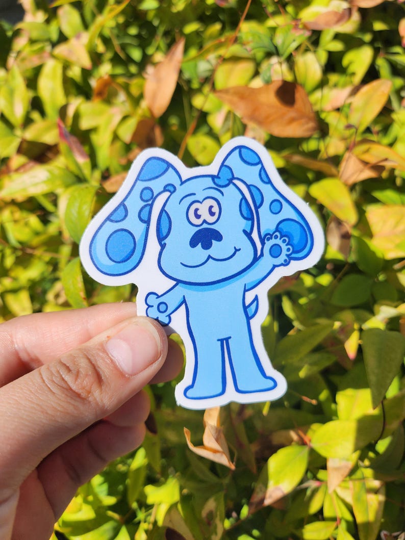 Blues Clues Stickers, Childhood Cartoon Stickers - Etsy