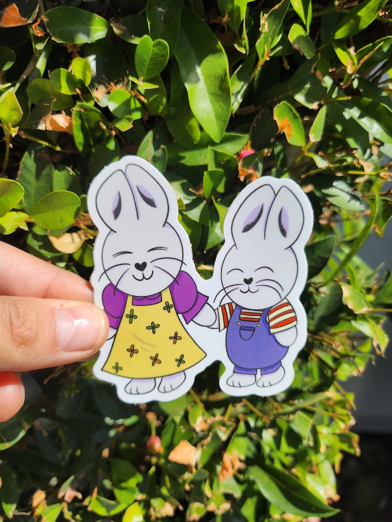 Max and Ruby Stickers, Childhood Cartoon Stickers, Nick Jr. Character ...
