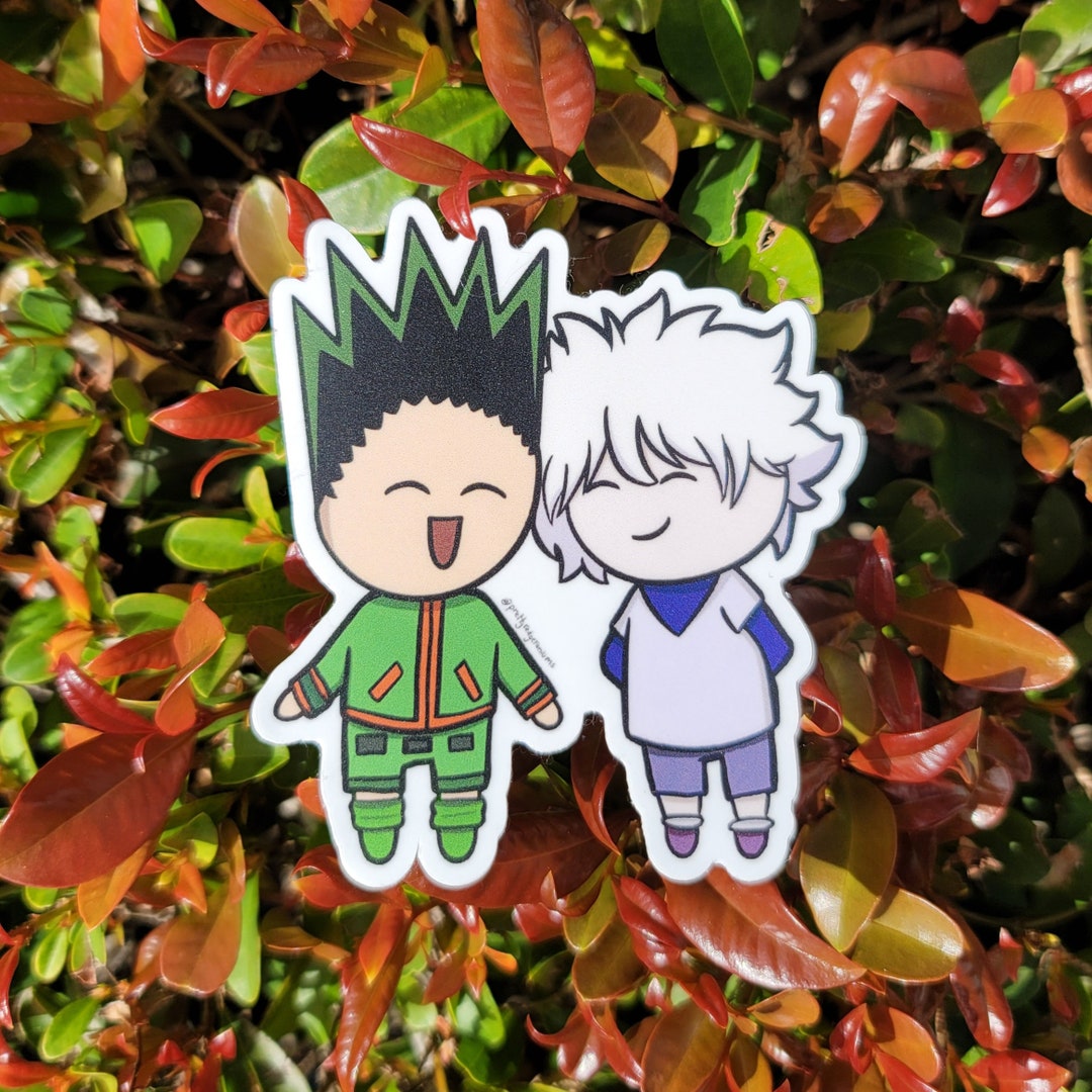 Gon And Killua Sticker Cute Anime Sticker Etsy