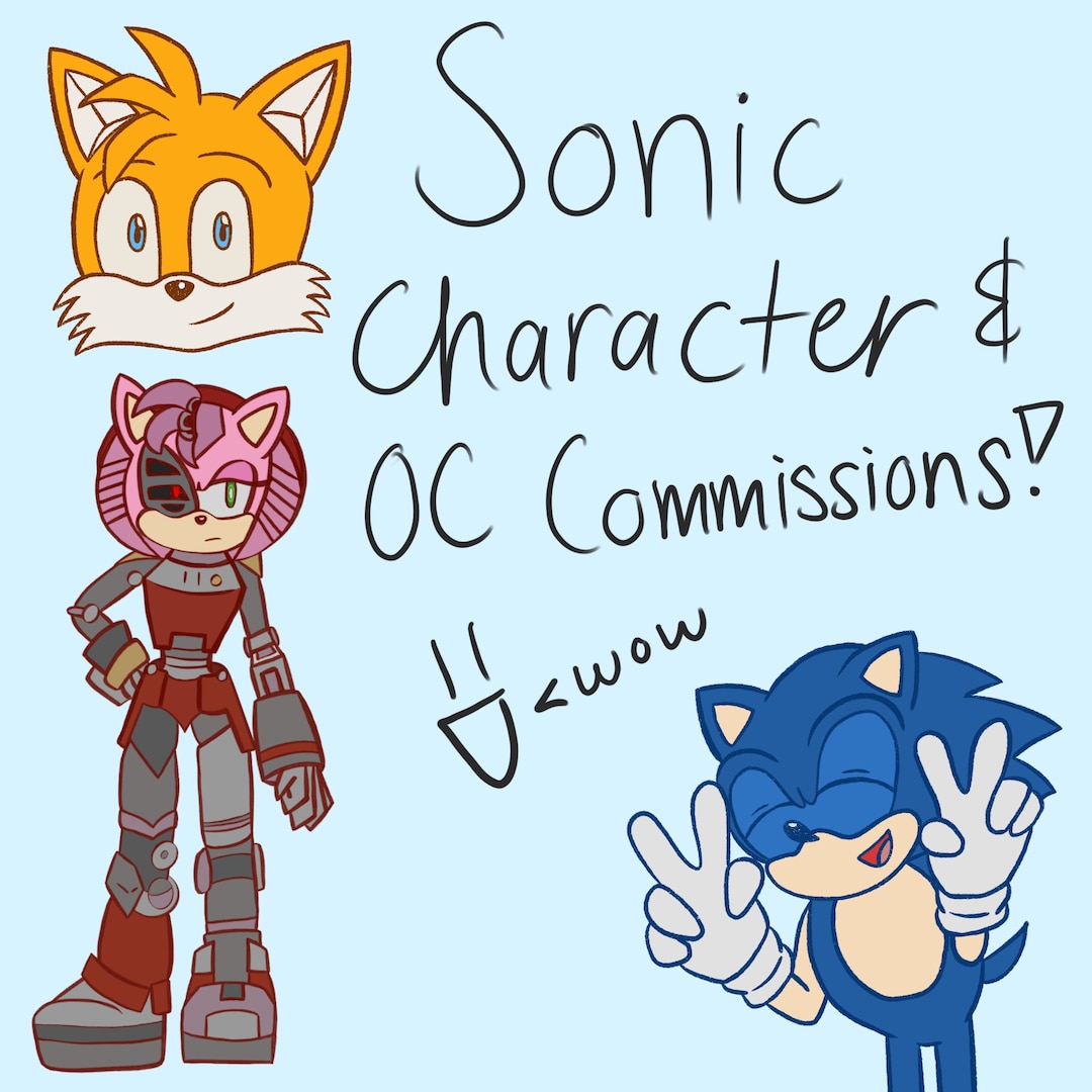 Sonic OC Commissions, Sonic Character Commissions - Etsy