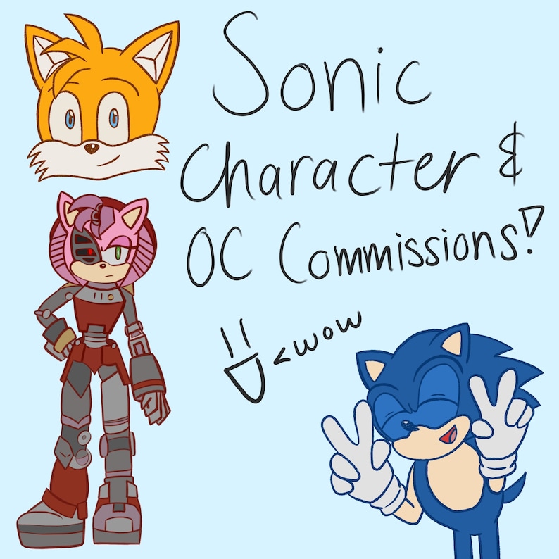 Sonic OC Commissions, Sonic Character Commissions - Etsy