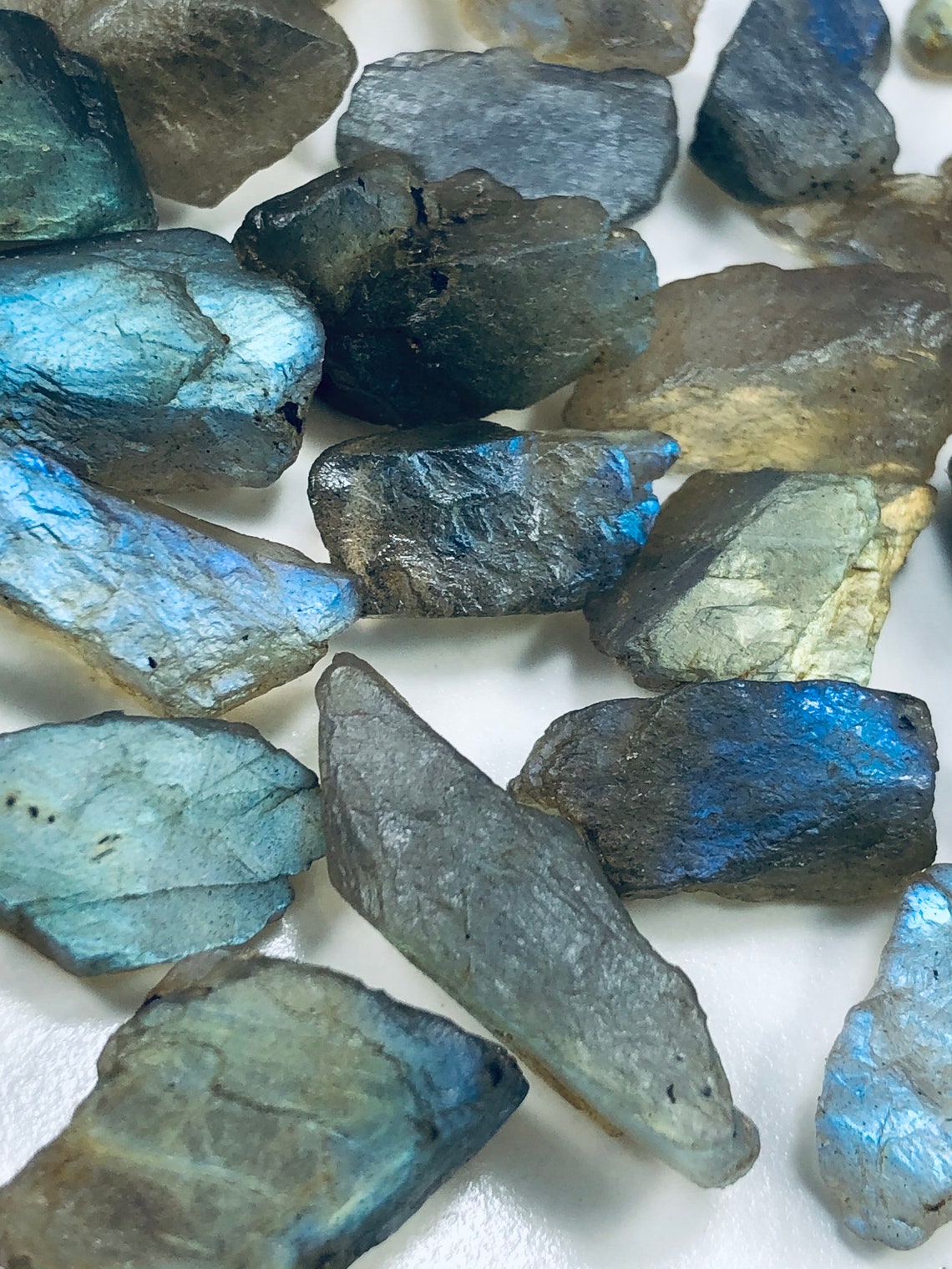 10 pcs Multi Fire Raw Labradorite Natural Rough Labradorite | Etsy