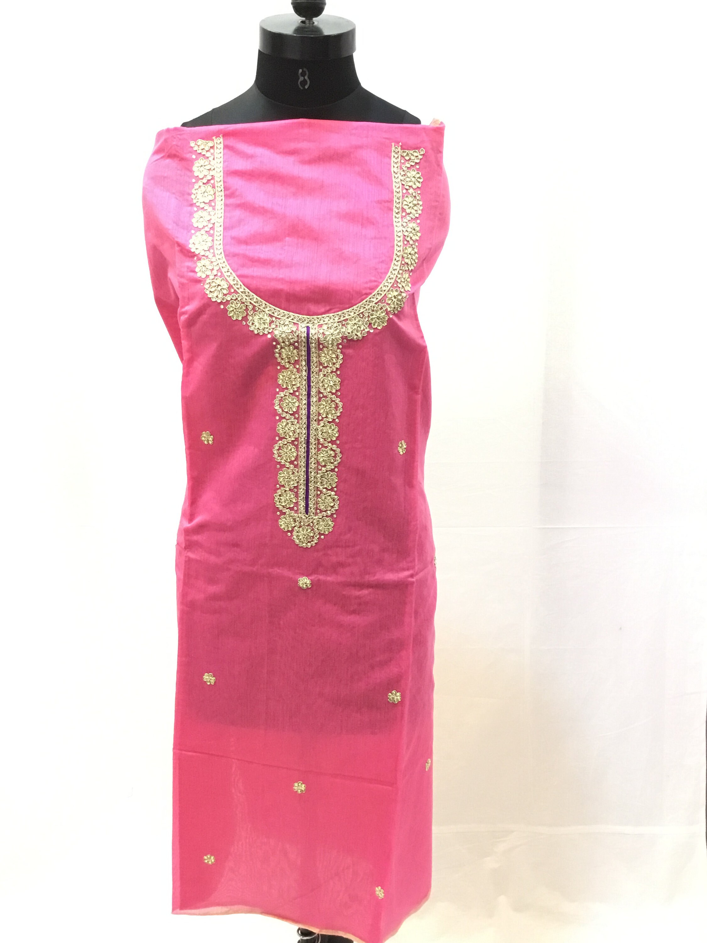 Indian Engagement Wear Chandari Fabric Kurtis - Etsy