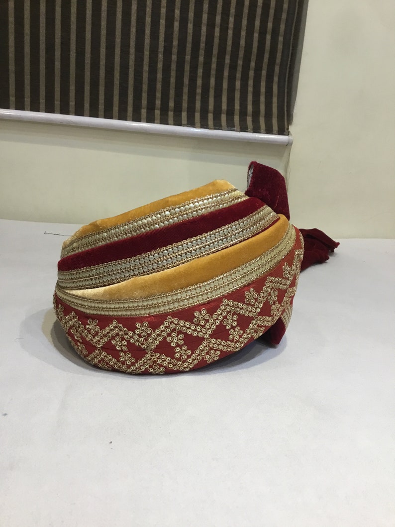 Indian Rajasthani Safa Turban Headwear Hat Cap Ethnic Pagri for Men - Etsy