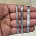 925 Sterling Silver Herringbone Chain 3.5mm 4.5mm 5.5mm Bracelet ...