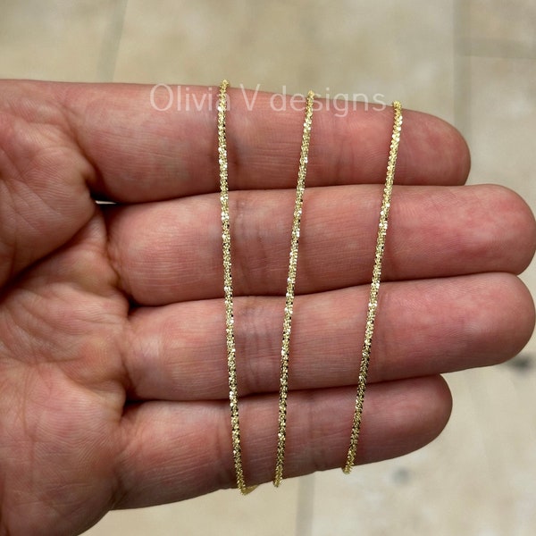 Yellow Rock Gold Chain - Etsy