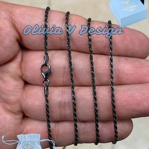 Black rhodium chain store
