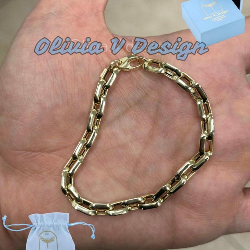 10k Gold Bracelet - Etsy