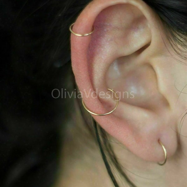 Endless Hoop Earring - Etsy