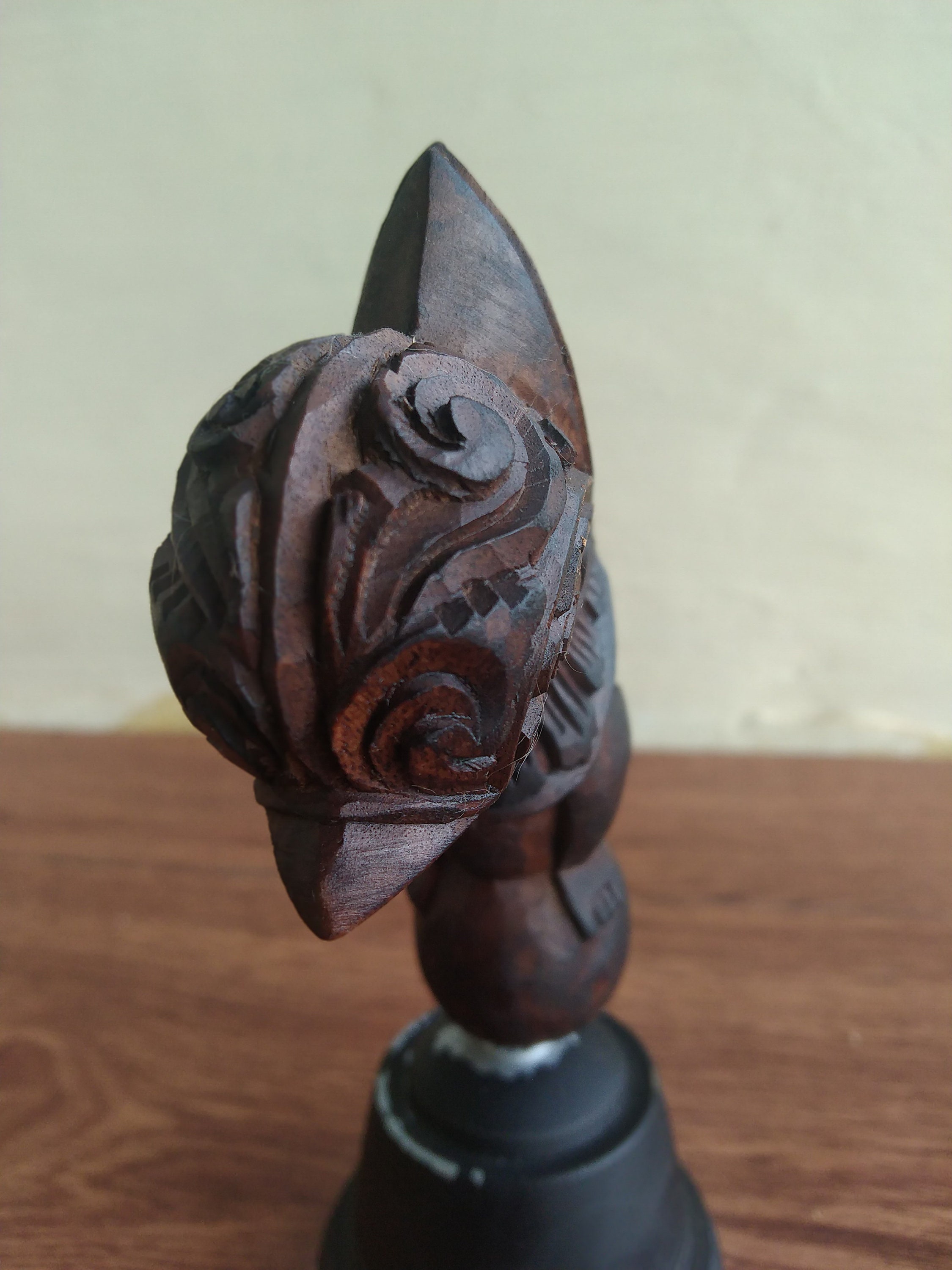 Keris Hilt Jawa Demam Sapodia From Sapodia Wood Kris Krisen - Etsy