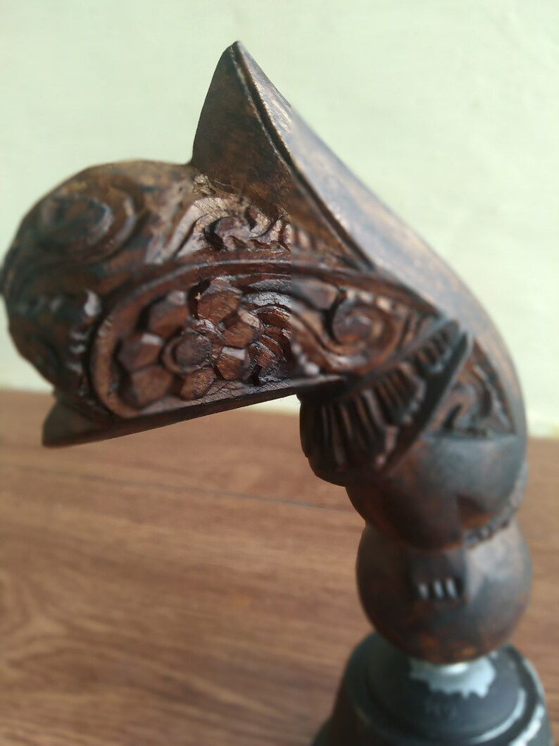 Keris Hilt Jawa Demam Sapodia From Sapodia Wood Kris Krisen - Etsy