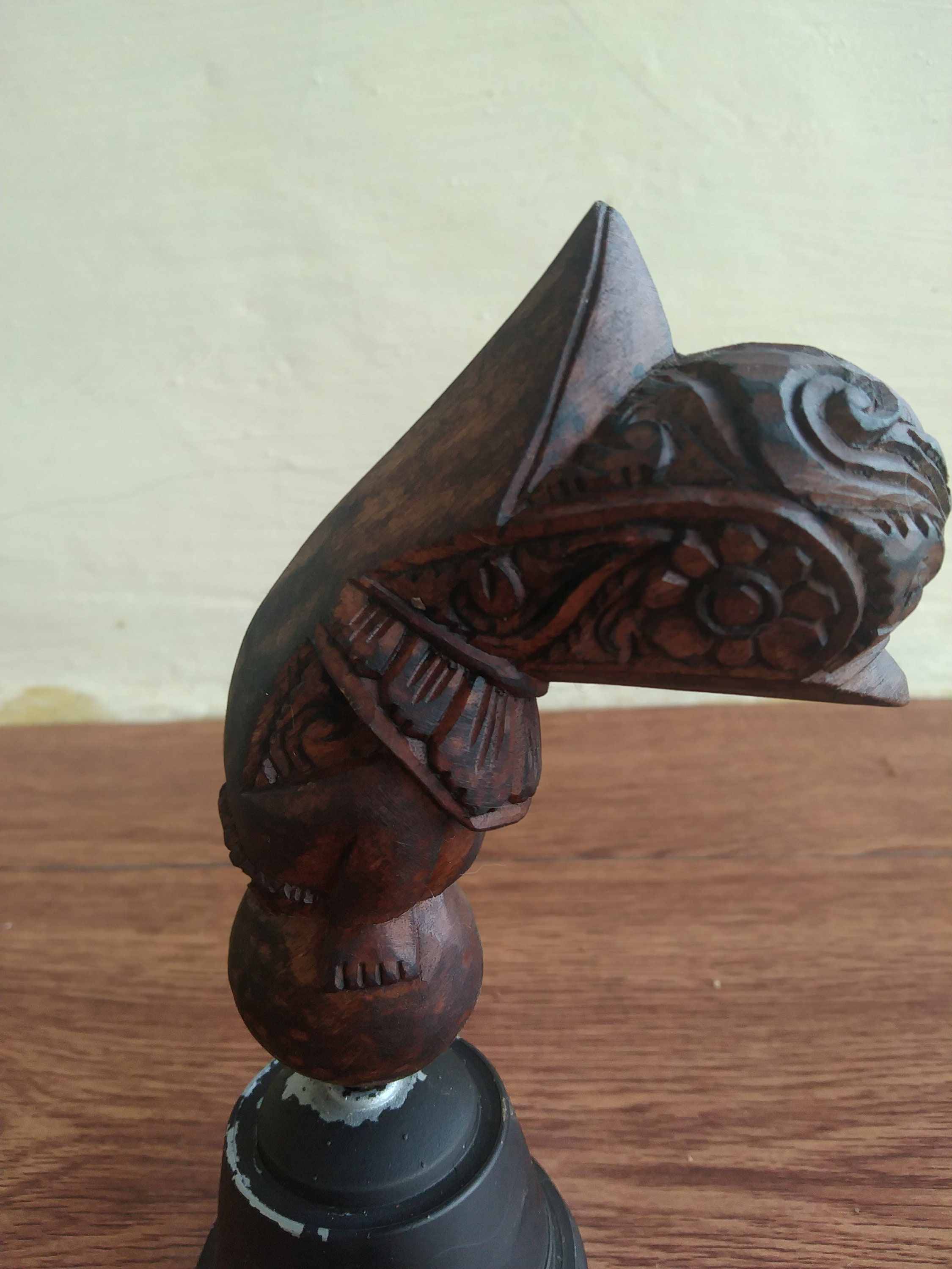 Keris Hilt Jawa Demam Sapodia From Sapodia Wood Kris Krisen - Etsy