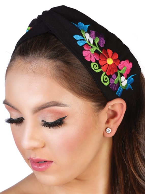 Top Knot Embroidered Turban Turbante Bordado - Etsy