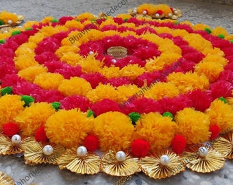 Buy White and Pink Rangoli Kundan Bollywood Inspired Acrylic Online in ...