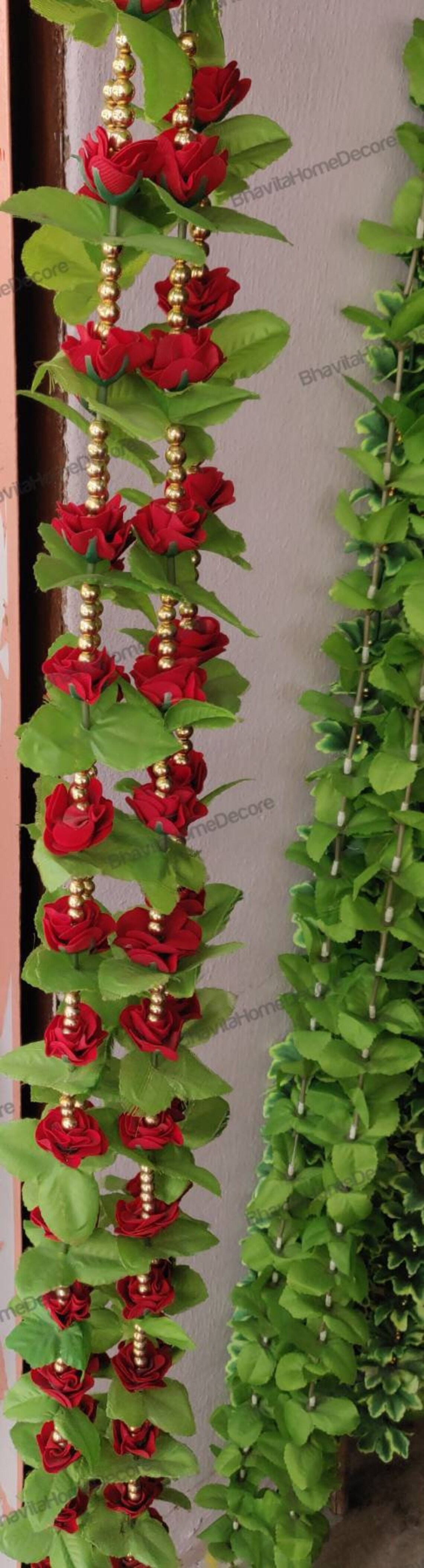 Special Rose and Leaves Strings Beautiful Decoration - Etsy