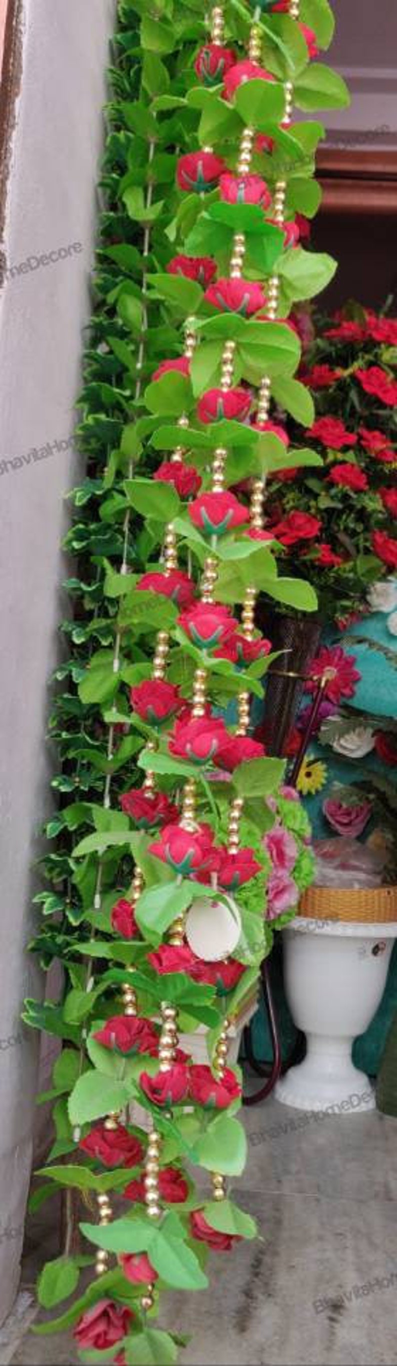 Special Rose and Leaves Strings Beautiful Decoration - Etsy