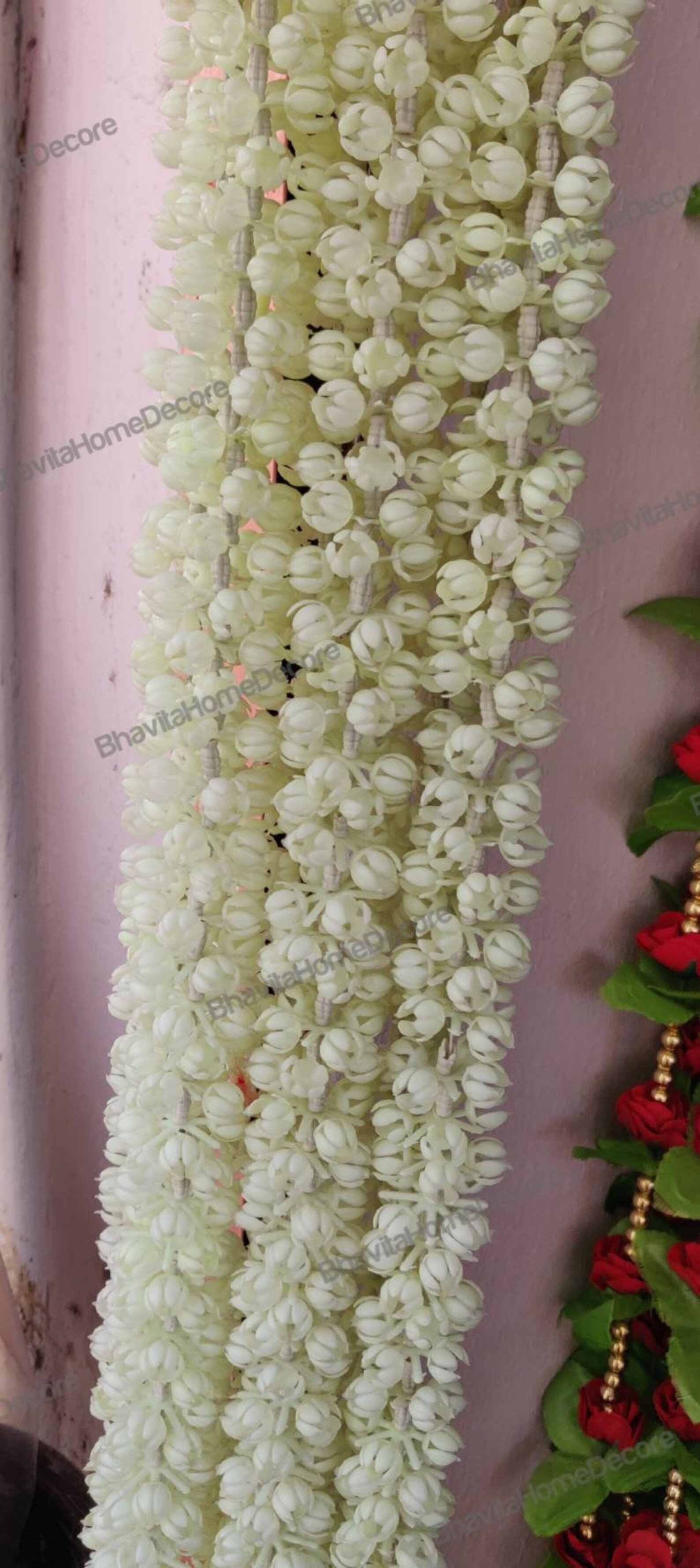 Fast Shipping 20 Strings of Indian Flower Garland Indian Decoration ...
