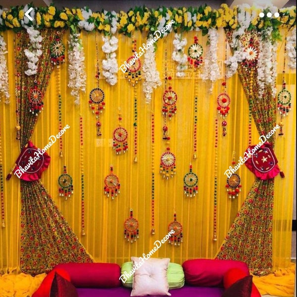 Indian Traditional Backdrop Decorations - Etsy