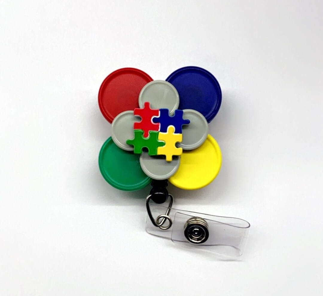 Autism Awareness Badge Reel - Etsy