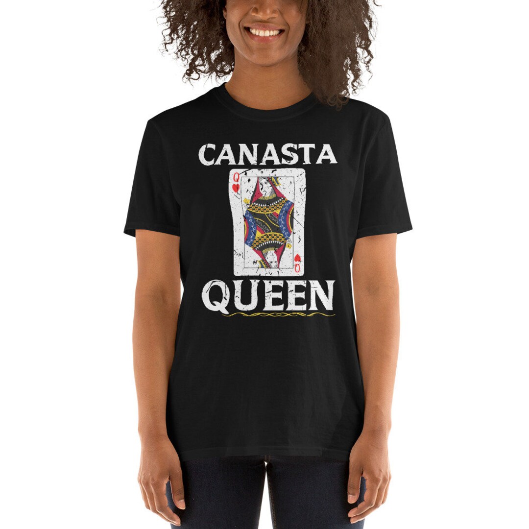 Canasta Queen Card Game Girl Player Master Unisex T-shirt - Etsy