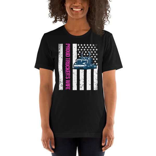 Proud Trucker Wife Svg Etsy