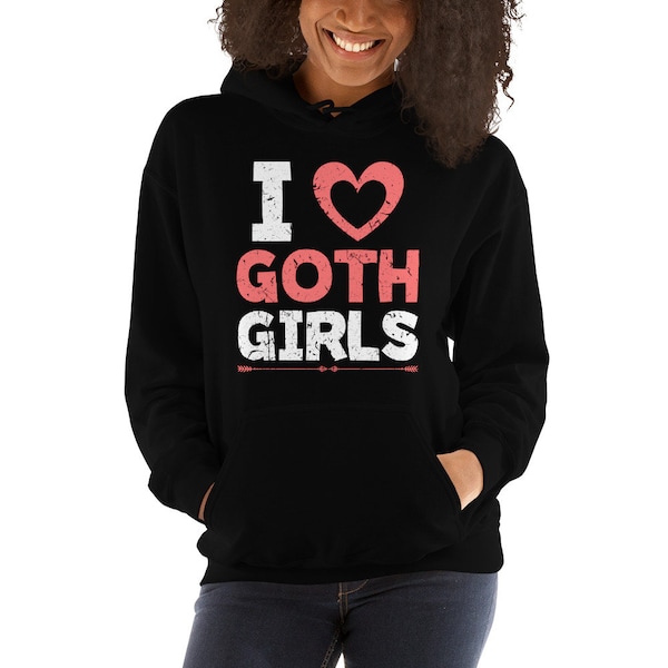Gothic I Love Goth Girls Shirt - Etsy