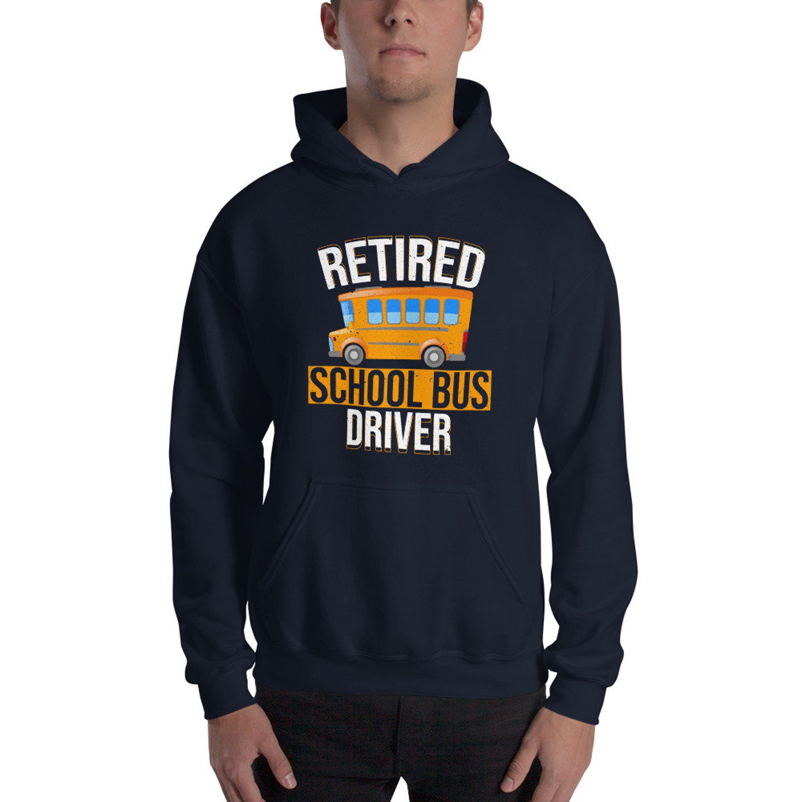 Retired School Bus Driver Retirement Bus Driver Unisex Hoodie - Etsy
