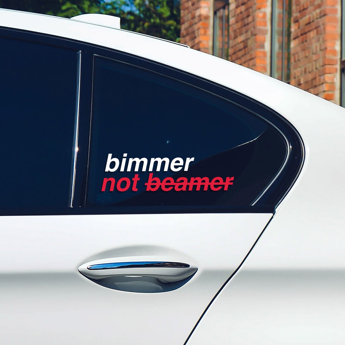 Bimmer Not Beamer Bmw Window Sticker Decal | Etsy