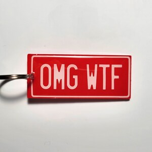 Custom Car Plate Keychain. Your License Plate on a Keyring ...