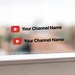 Two Custom Youtube Channel Name Vinyl Stickers - Etsy
