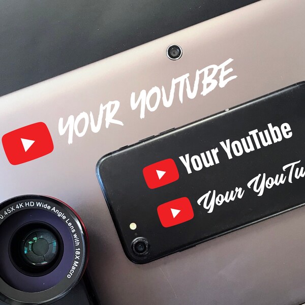 Youtube Name Car Sticker - Etsy