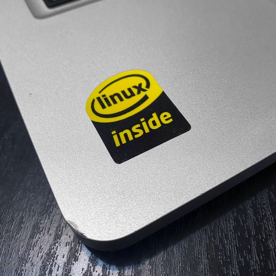 Linux Inside Laptop Sticker for Geek Developer Admin | Etsy