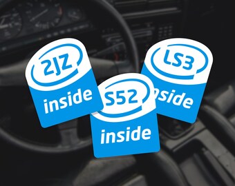 Check Engine JDM Funny Sticker Decal - Etsy