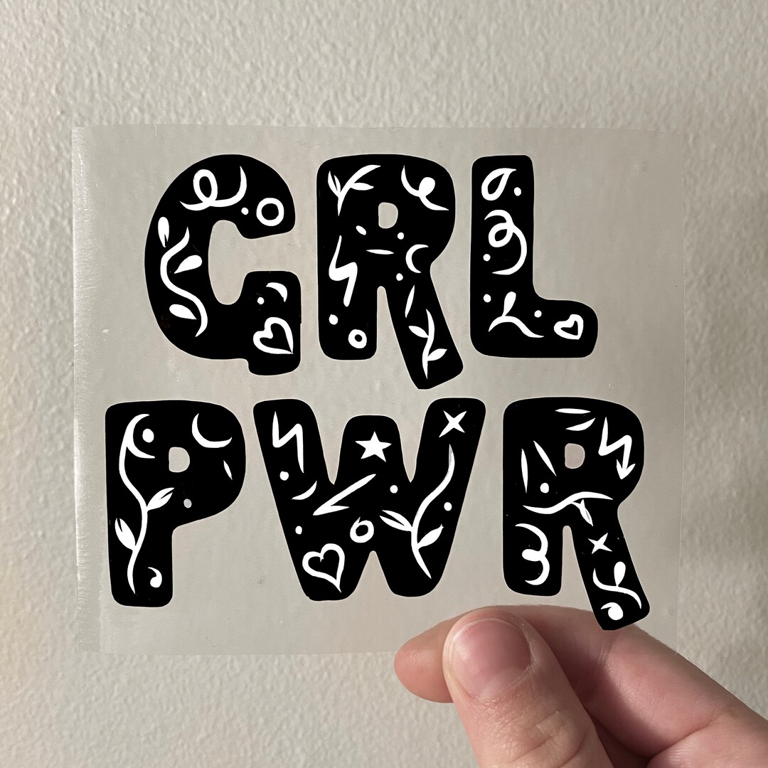 Girl Power Sticker Deacal GRL PWR for Laptop Bottle - Etsy