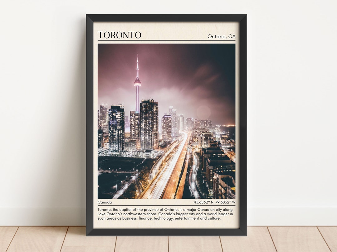 INSTANT DIGITAL DOWNLOAD, Toronto Wall Art, Toronto Canvas, Toronto ...