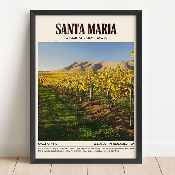 Santa Maria Print - Etsy
