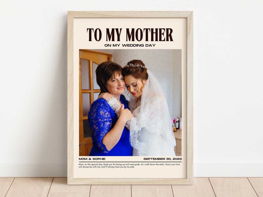 Personalised Mother of the Bride Wedding Day Gift, Gift for Mom From ...