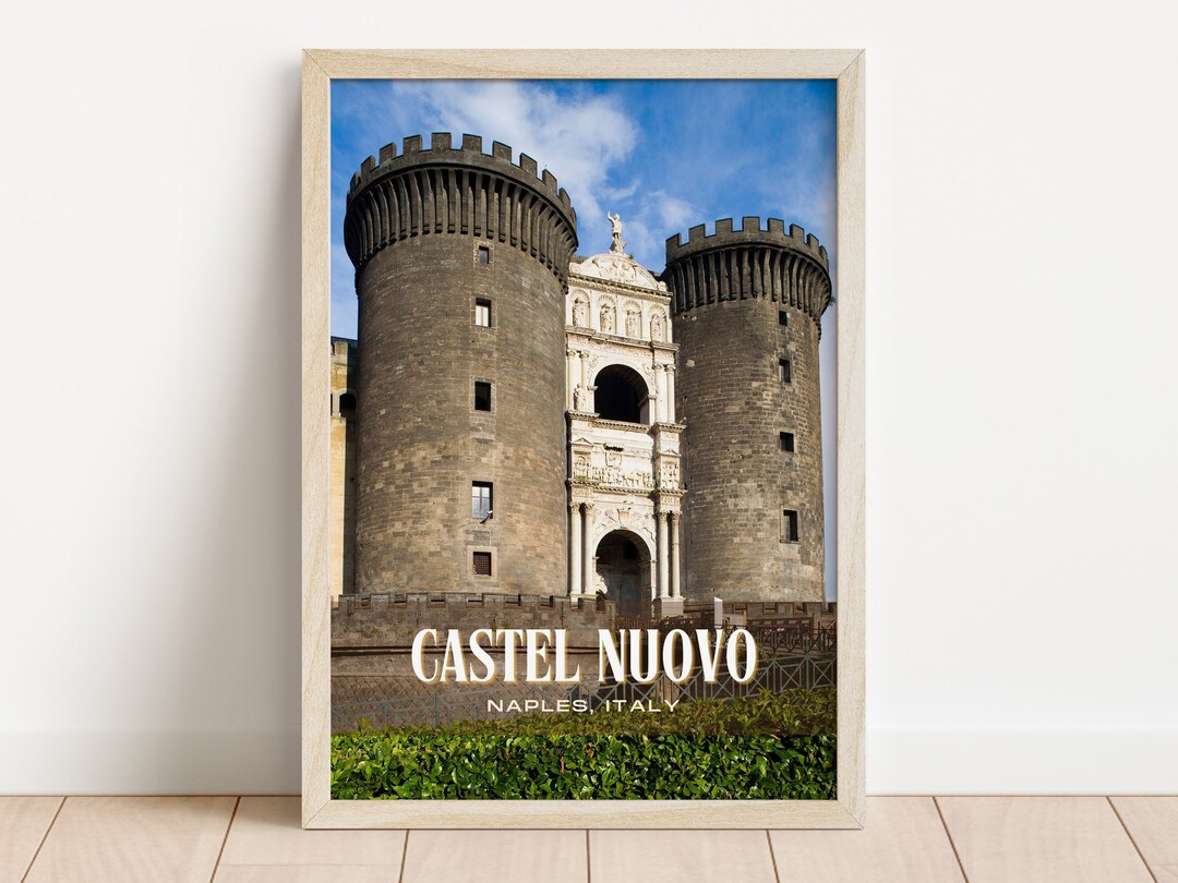 Castel Nuovo Italy Wall Art, Castel Nuovo Naples Cityscapes Painting ...