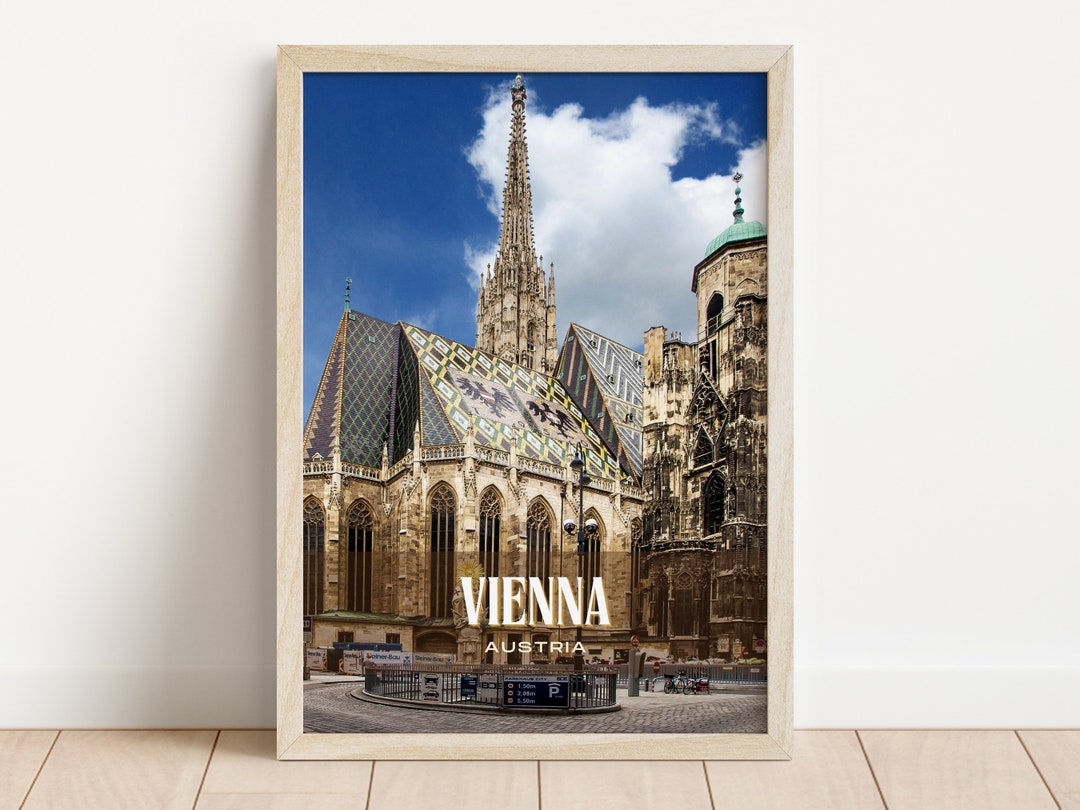 Vienna Retro Wall Art Vienna Canvas Vienna Photo Vienna - Etsy
