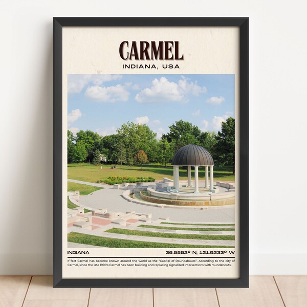 Carmel Indiana Wall Art - Etsy