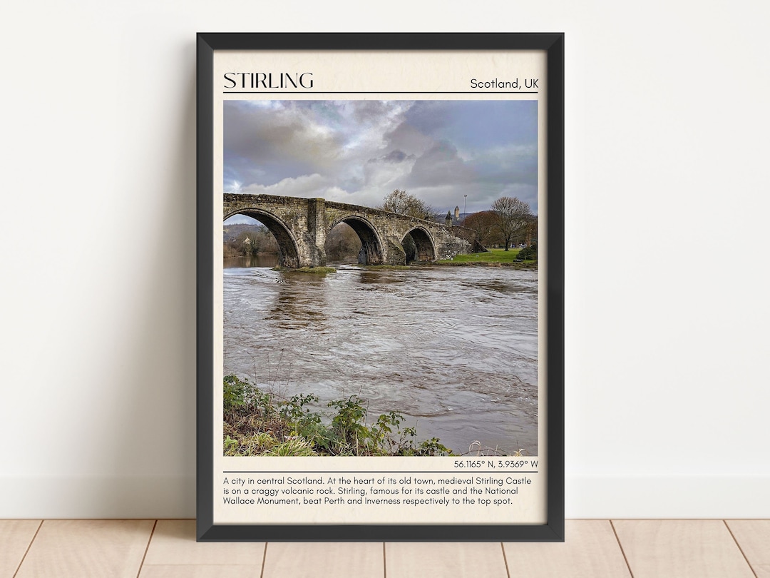 INSTANT DIGITAL DOWNLOAD, Stirling Wall Art, Stirling Canvas, Stirling ...
