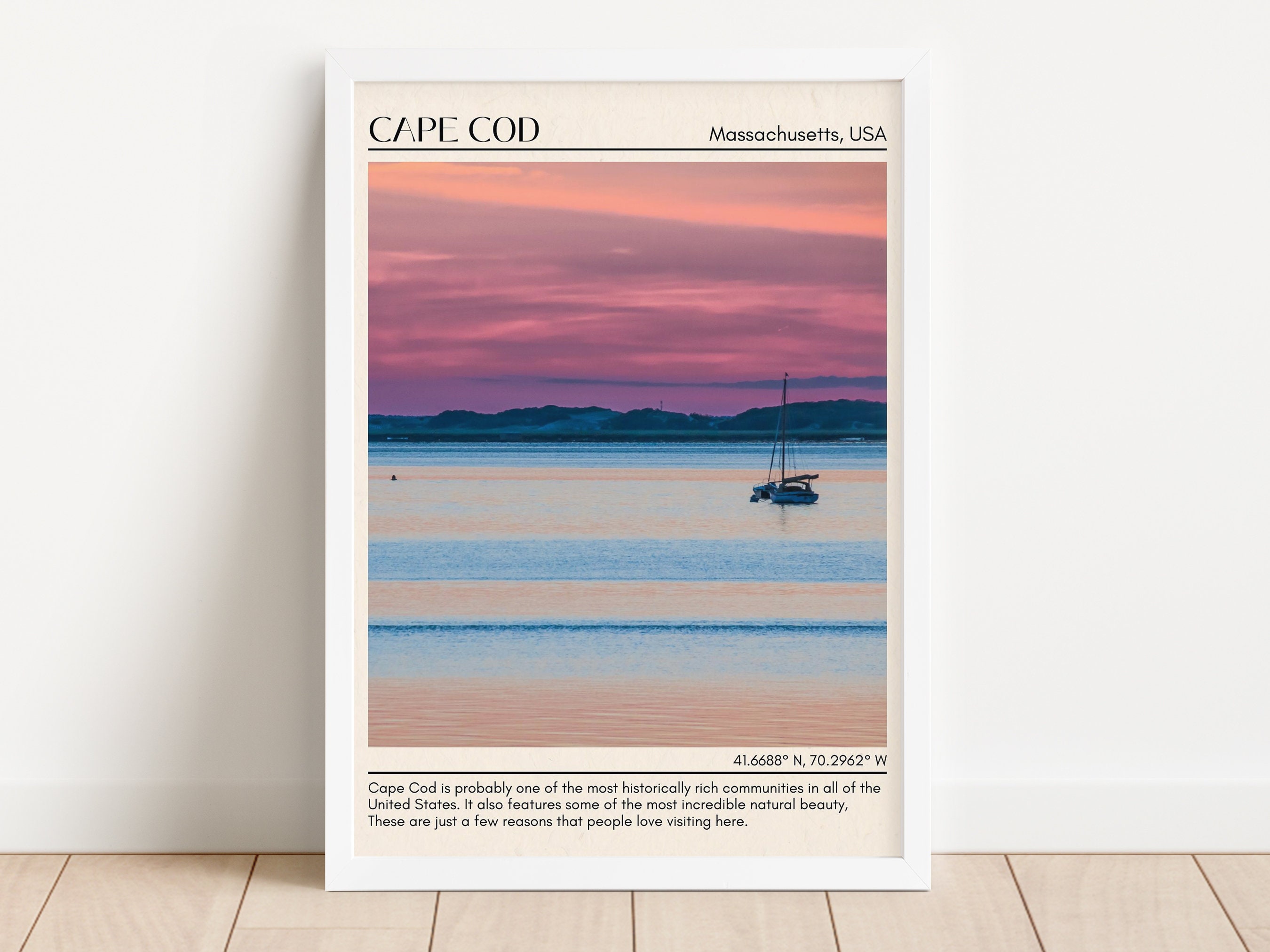 Cape Cod Wall Art Cape Cod Canvas Cape Cod Framed Poster - Etsy