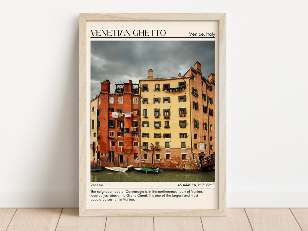 Venetian Ghetto Venice Italy Wall Art, Venetian Ghetto Framed Poster ...