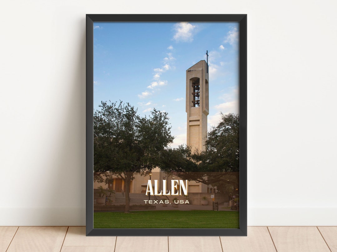 INSTANT DIGITAL DOWNLOAD, Allen Retro Wall Art, Allen Canvas, Allen ...